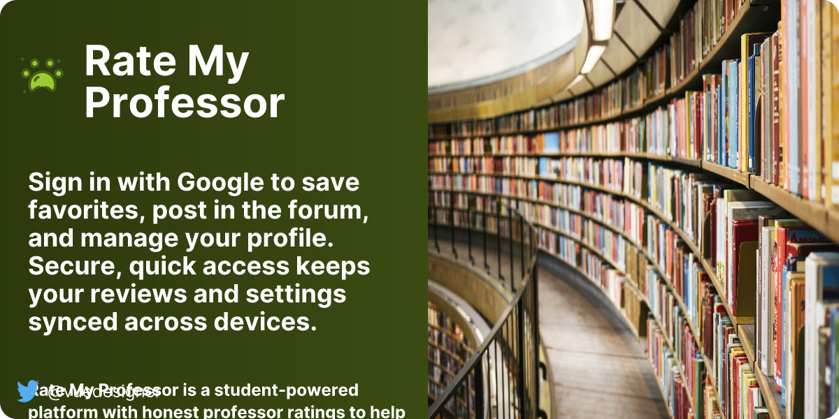 Login | Rate My Professor